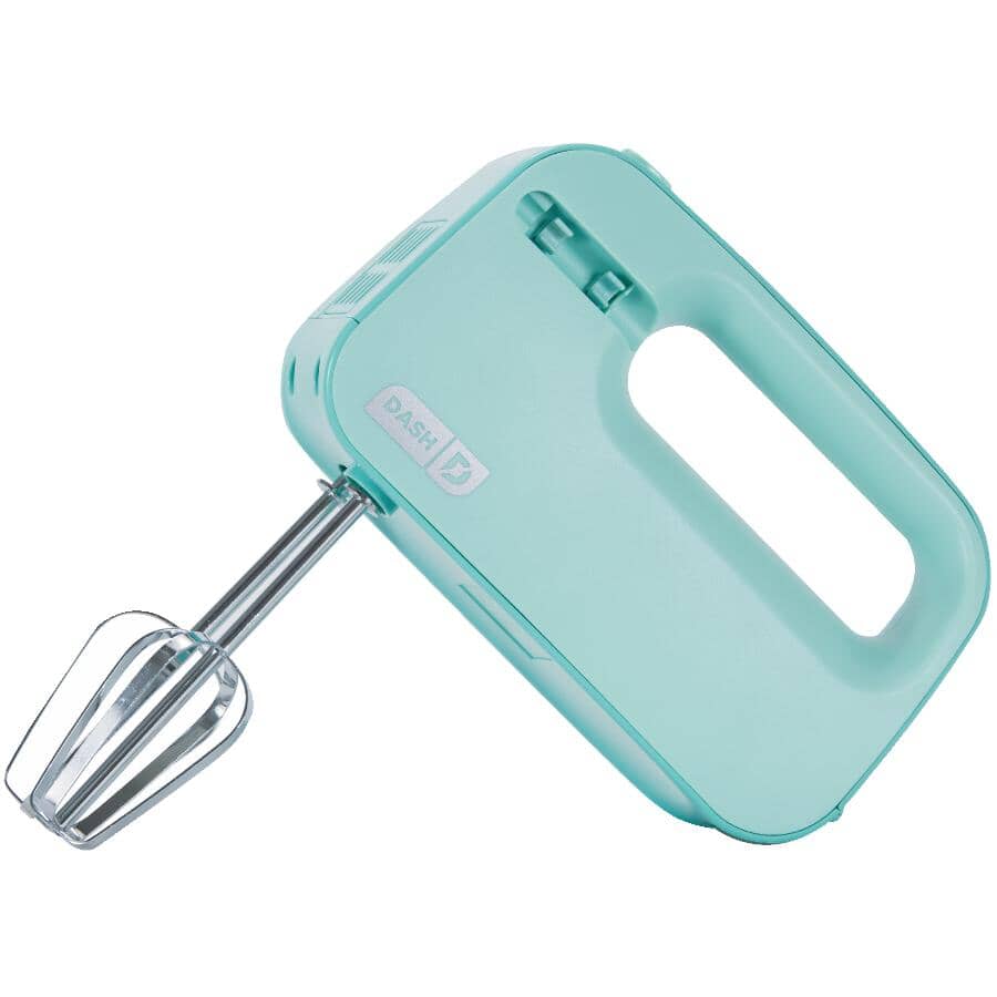 DASH Smartstore Hand Mixer - Aqua, 150W | Home Hardware