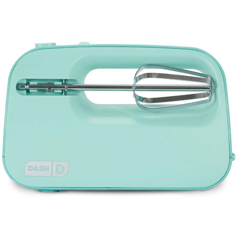 DASH Smartstore Hand Mixer - Aqua, 150W | Home Hardware