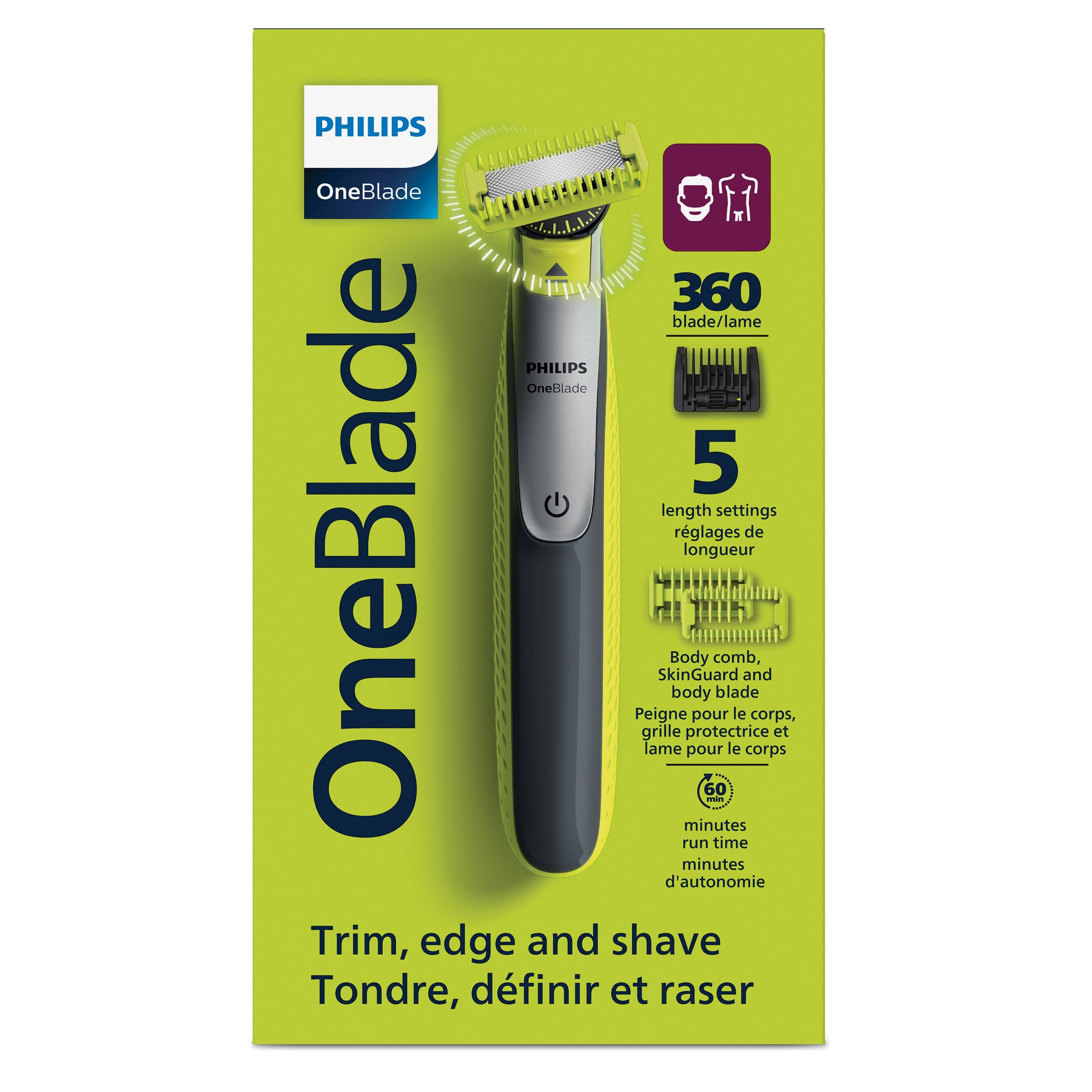 PHILIPS OneBlade 360 Trim, Edge and Shave Face + Body | Home Hardware