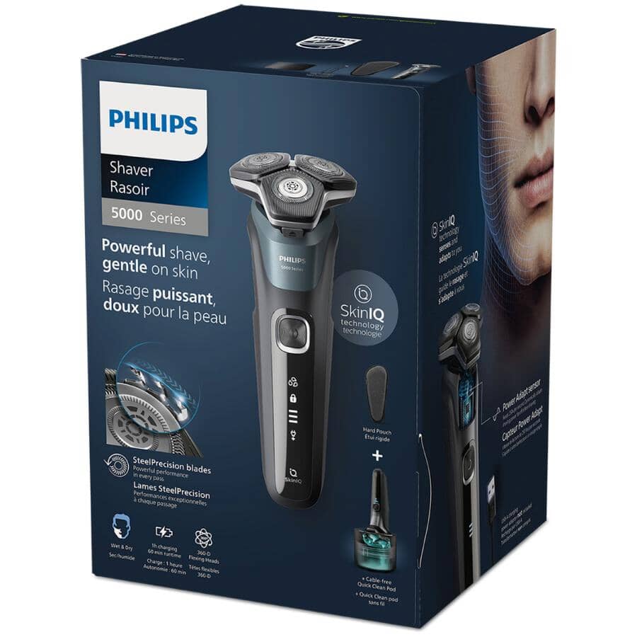 PHILIPS Series 5000 Wet & Dry Shaver with Quick Clean Pod | Home Hardware