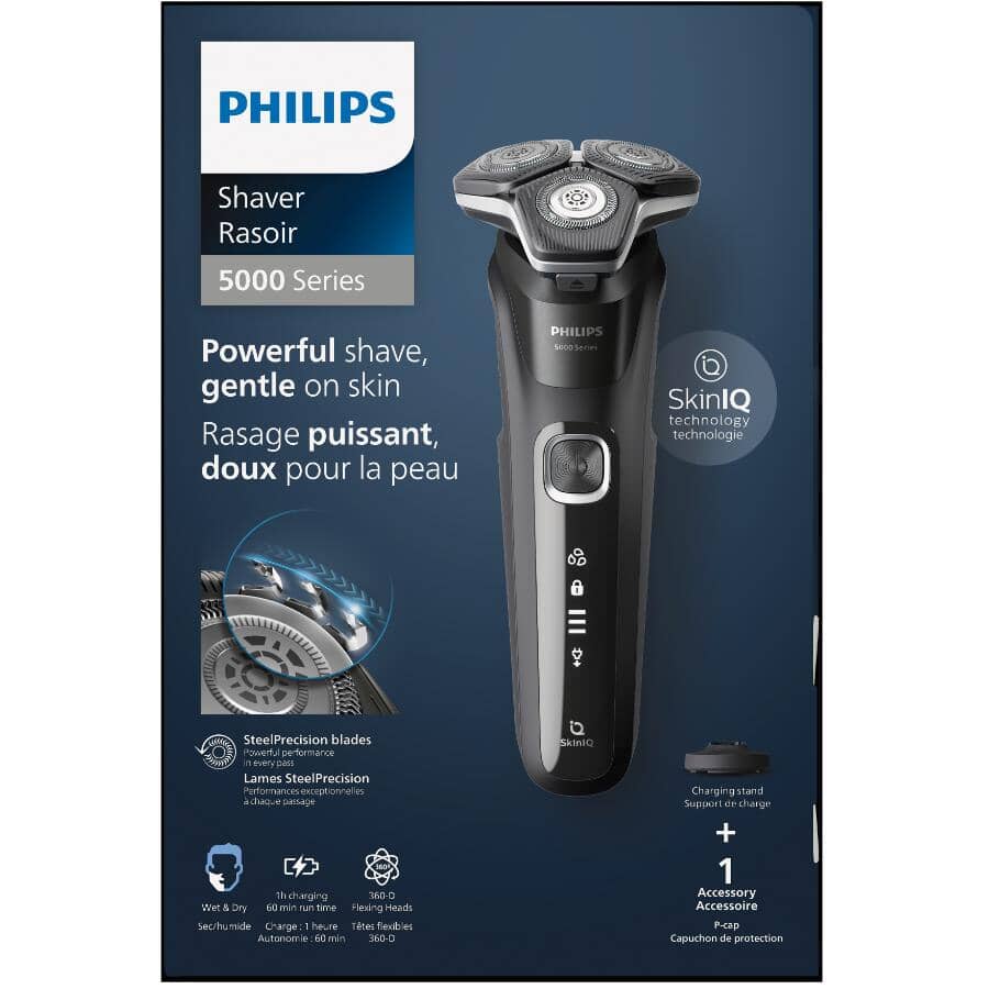 PHILIPS Series 5000 Wet & Dry Shaver with Charging Stand | Home Hardware