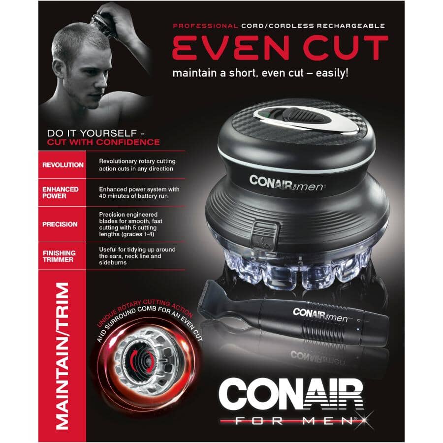 CONAIR Even Cut Rotary Haircut Kit | Home Hardware