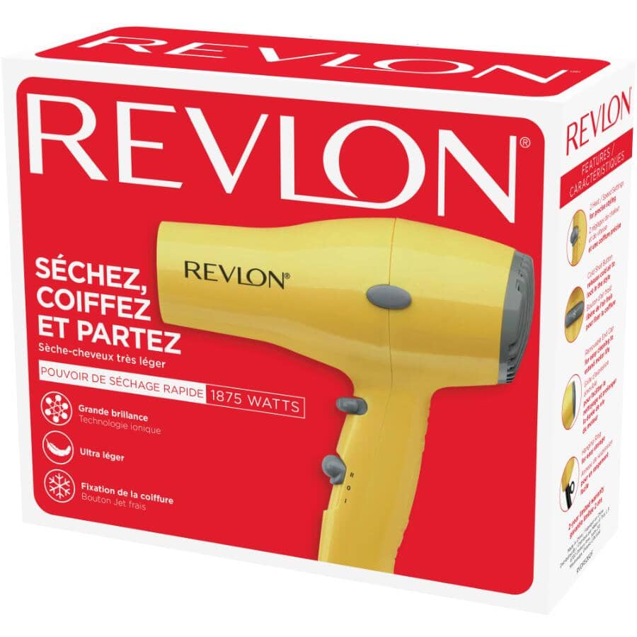REVLON Dry, Style and Go Super Lightweight Hair Dryer | Home Hardware