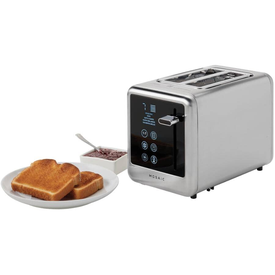 MOSAIC Deluxe 2-Slice Digital Touch Screen Toaster | Home Hardware