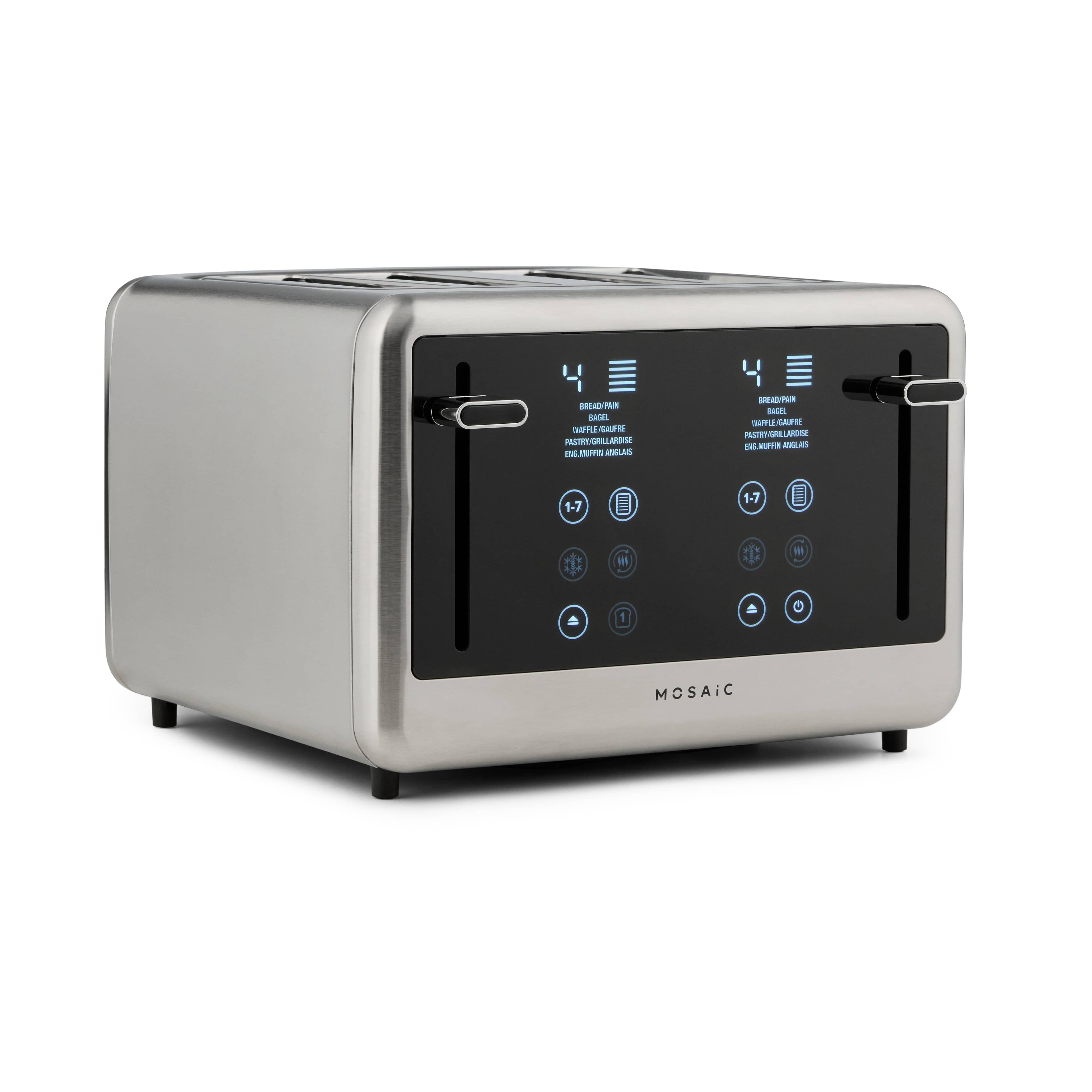 MOSAIC Deluxe 4-Slice Digital Touch Screen Toaster | Home Hardware