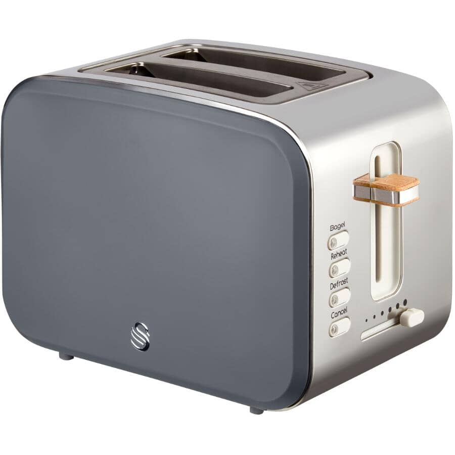Swan Nordic 2-Slice Toaster - Slate Grey | Home Hardware
