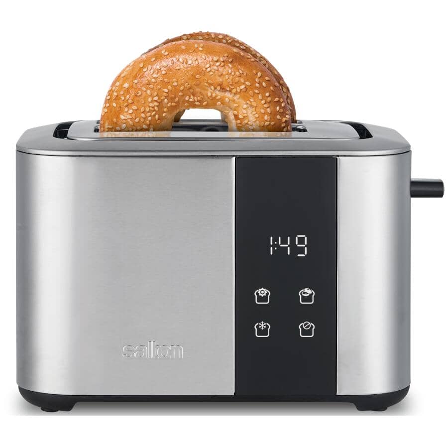 SALTON 2 Slice Digital Countdown Stainless Steel Toaster | Home Hardware