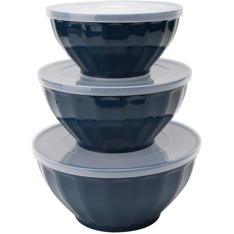 PHANTOM CHEF Plastic Mixing Bowl Set with Lids | Home Hardware