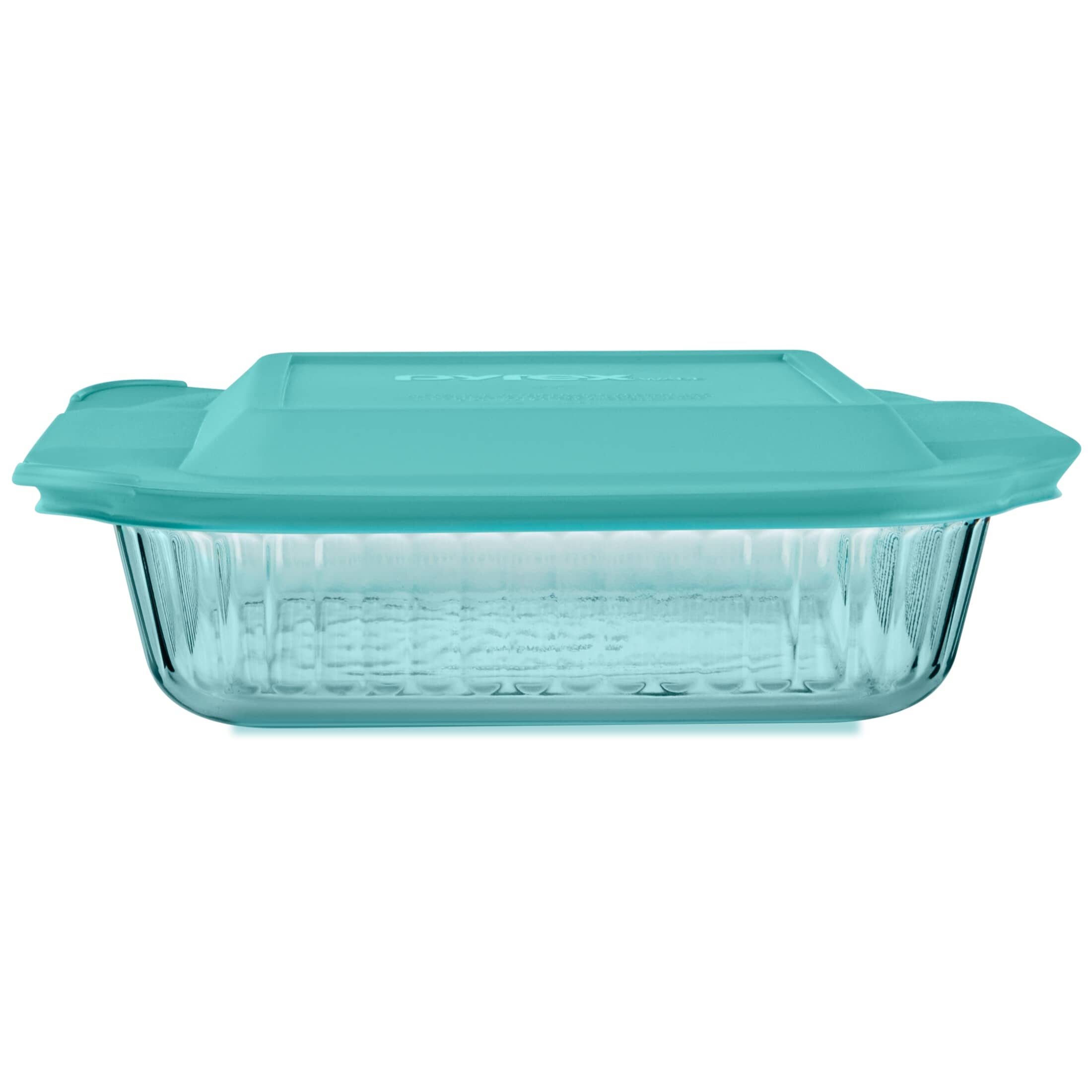 PYREX Sculpted Tinted Glass Square Baking Dish with Lid | Home Hardware