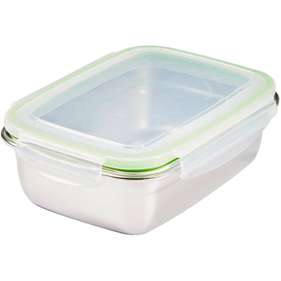 MOSAIC Rectangle Stainless Steel Storage Dish with Snap | Home Hardware