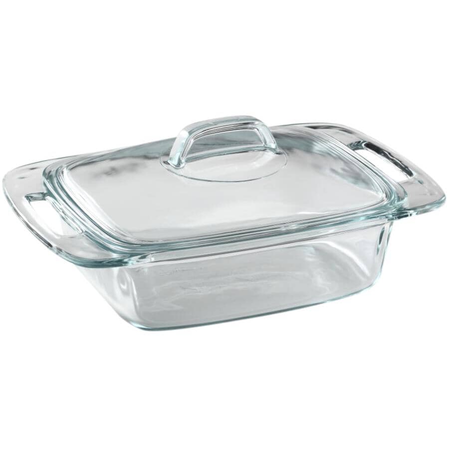 PYREX 2 Quart Glass Easy Grab Casserole Dish, with Cover | Home Hardware