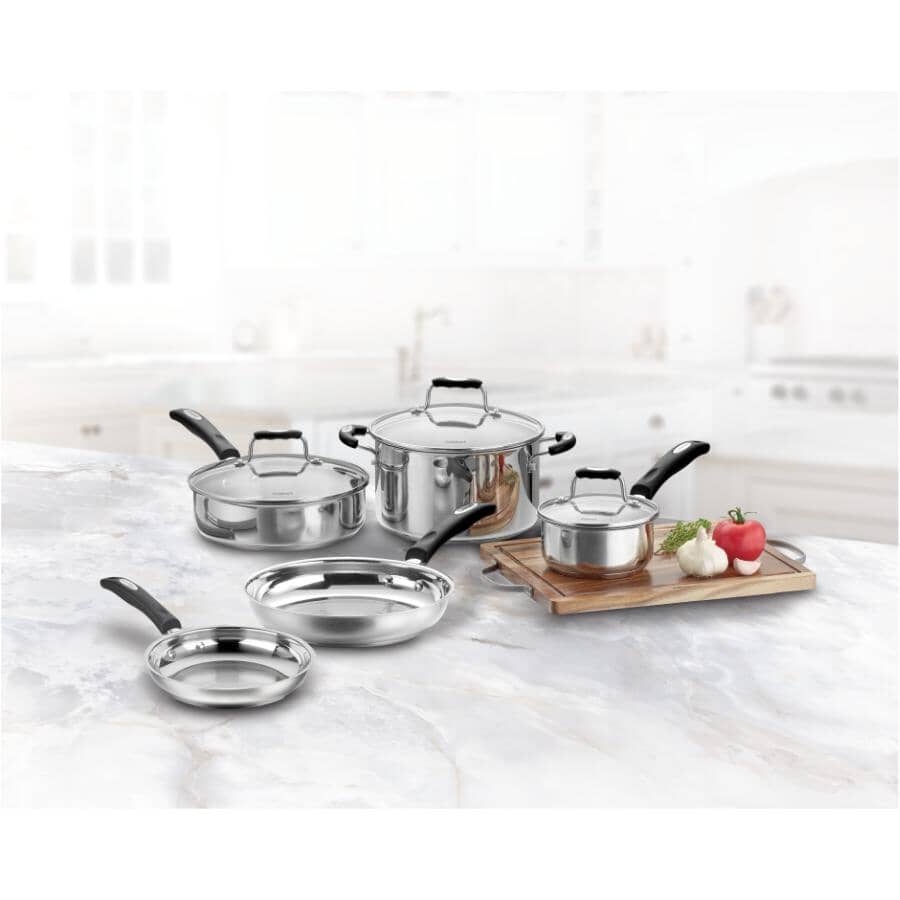 CUISINART Stainless Steel Cookware Set with Lids | Home Hardware