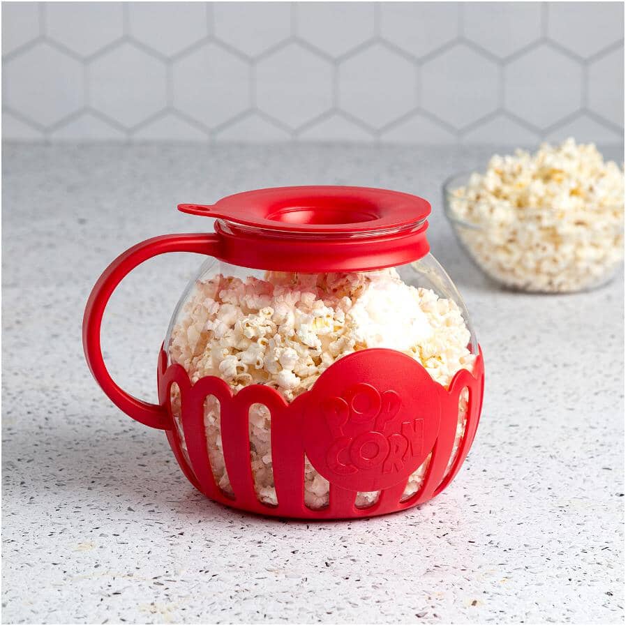 TASTY Glass Microwave Popcorn Popper | Home Hardware