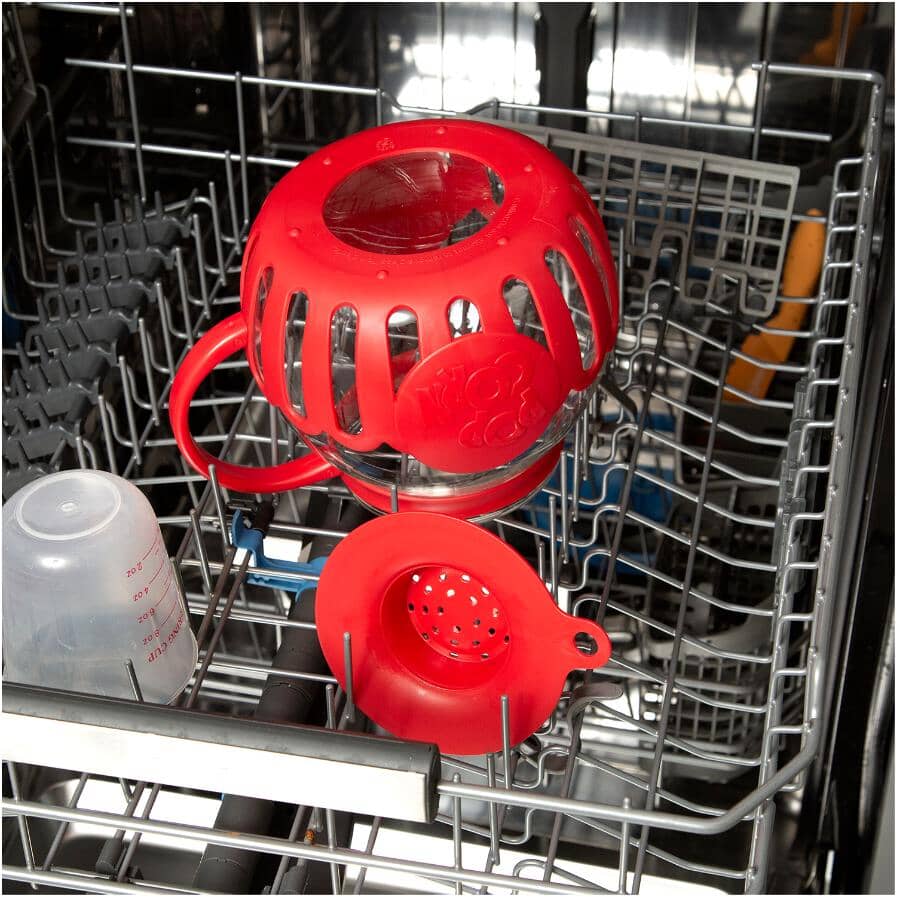 TASTY Glass Microwave Popcorn Popper | Home Hardware