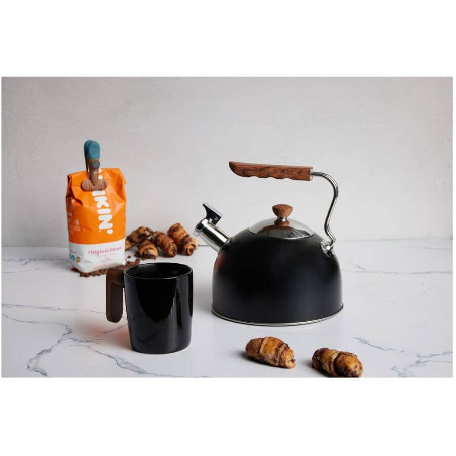 PHANTOM CHEF Tea Kettle with Short Wood Handle | Home Hardware