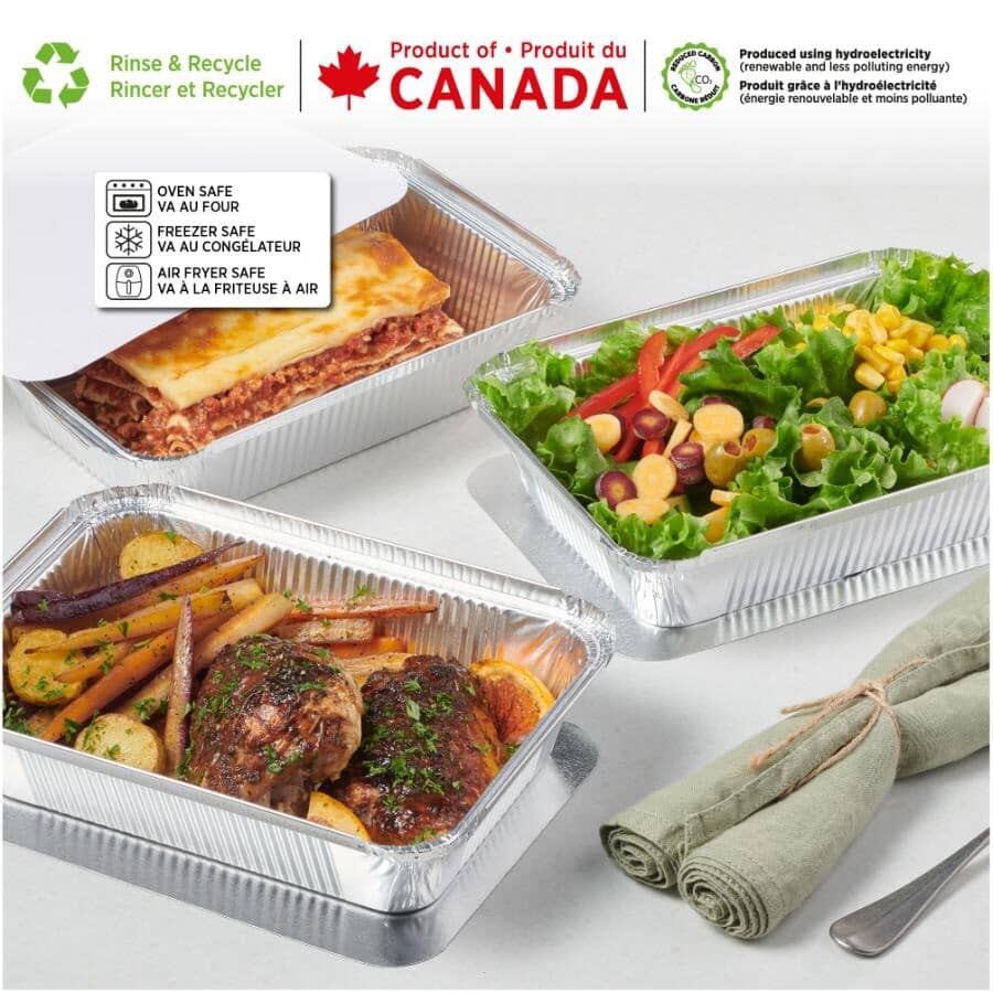 STARFRIT Rectangular Foil Loaf Pans with Lids | Home Hardware