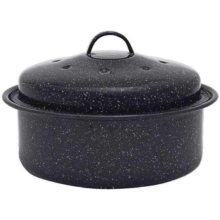 GRANITE WARE Round Roasting Pan with Lid | Home Hardware
