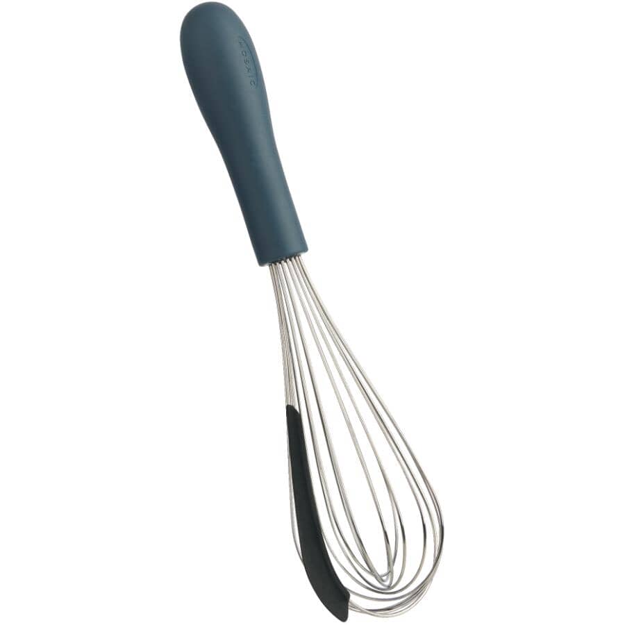 MOSAIC Silicone Whisk with Scraper - 12" | Home Hardware