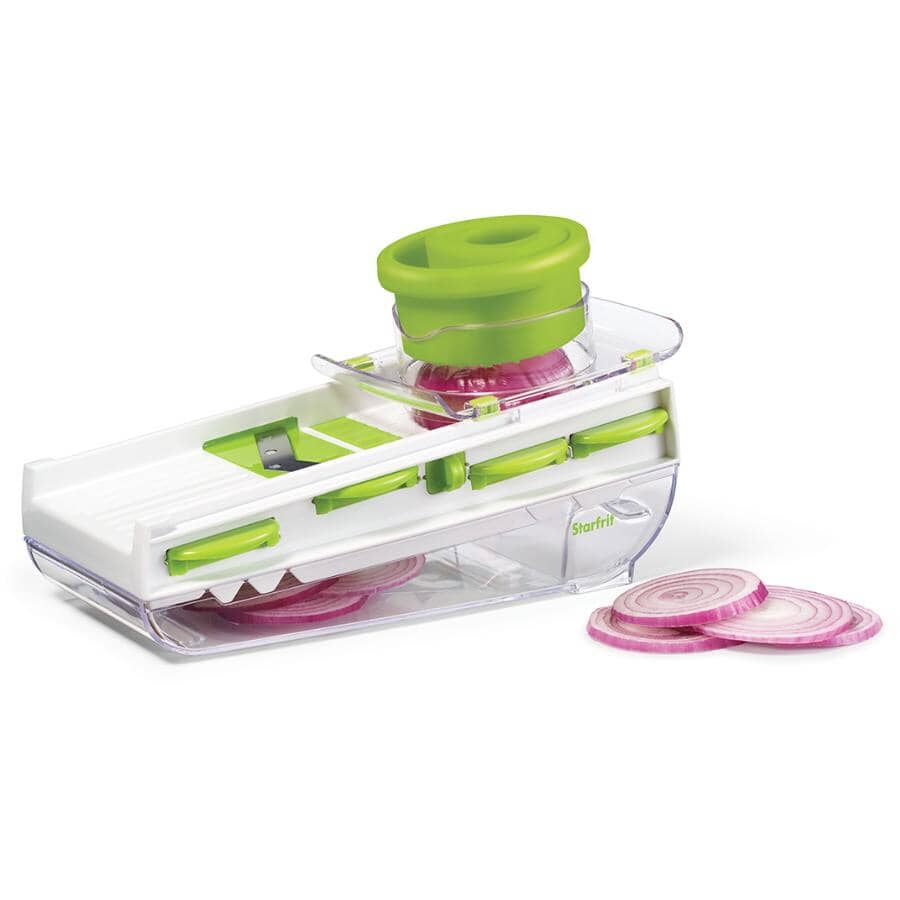 STARFRIT Mandoline Slicer with Lid & 5 Blades | Home Hardware