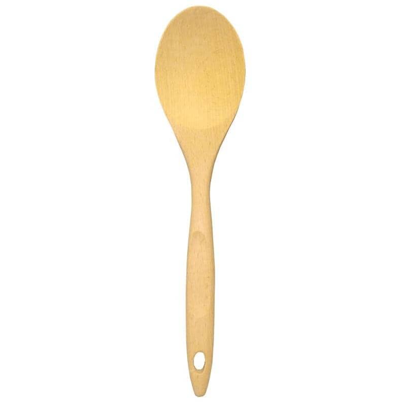 HOME ESSENTIALS Beechwood Solid Spoon | Home Hardware