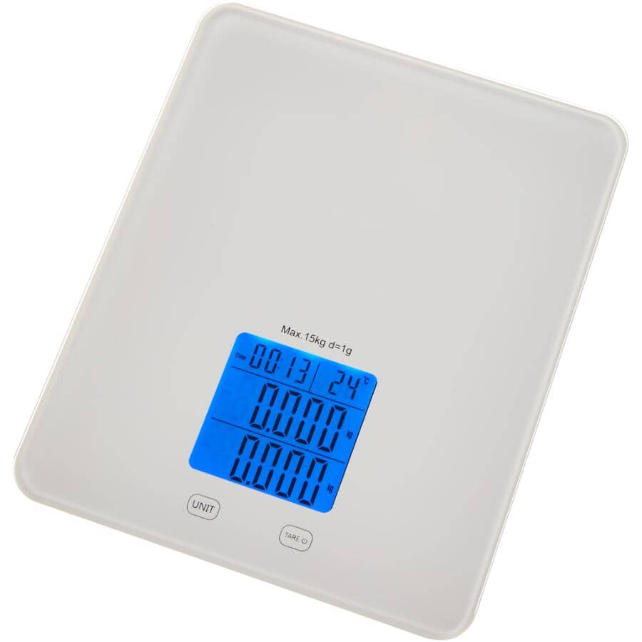 MOSAIC Digital Glass Kitchen Scale | Home Hardware