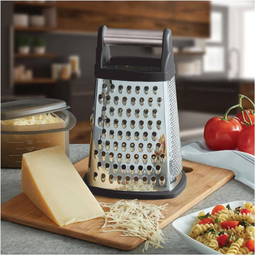 KITCHENAID Stainless Steel Box Grater with Storage Container | Home ...
