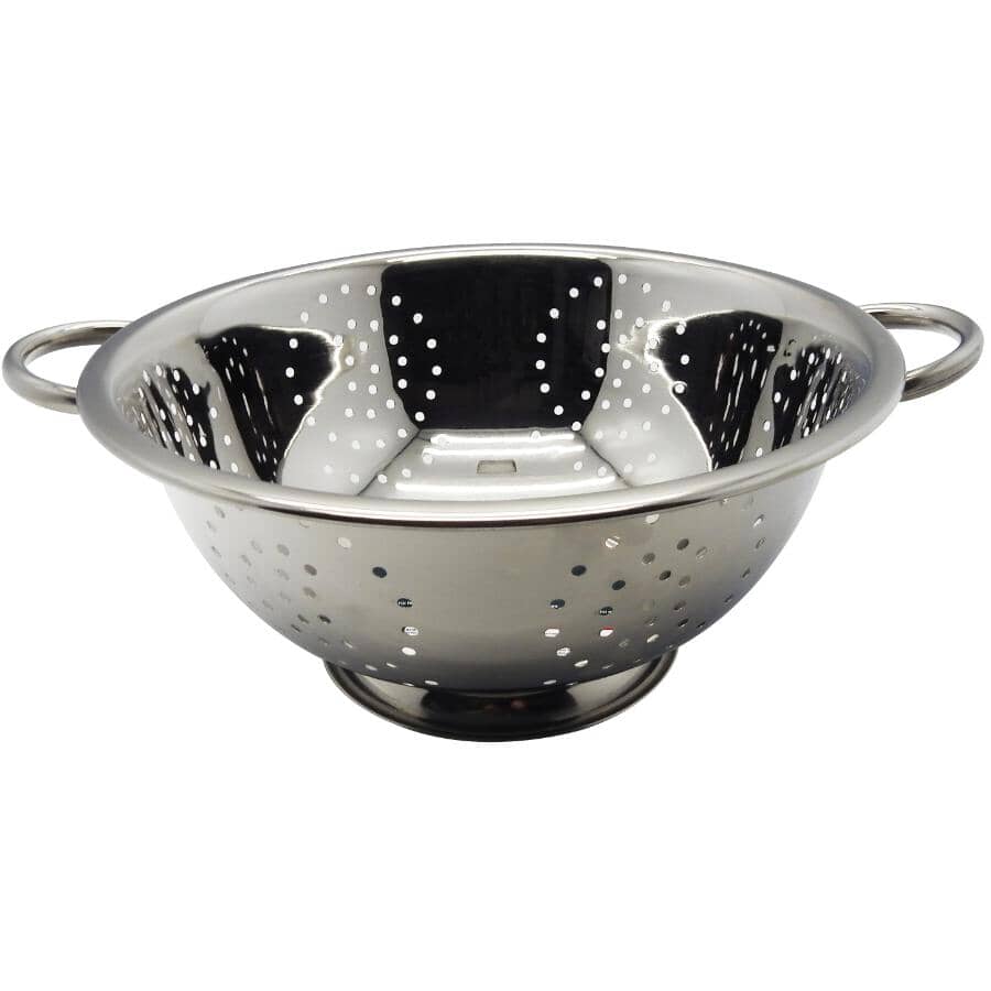 HOME ESSENTIALS Deep Stainless Steel Colander | Home Hardware