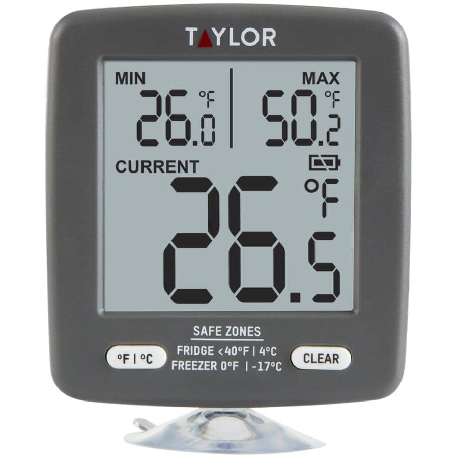 TAYLOR Fridge & Freezer Digital Thermometer | Home Hardware