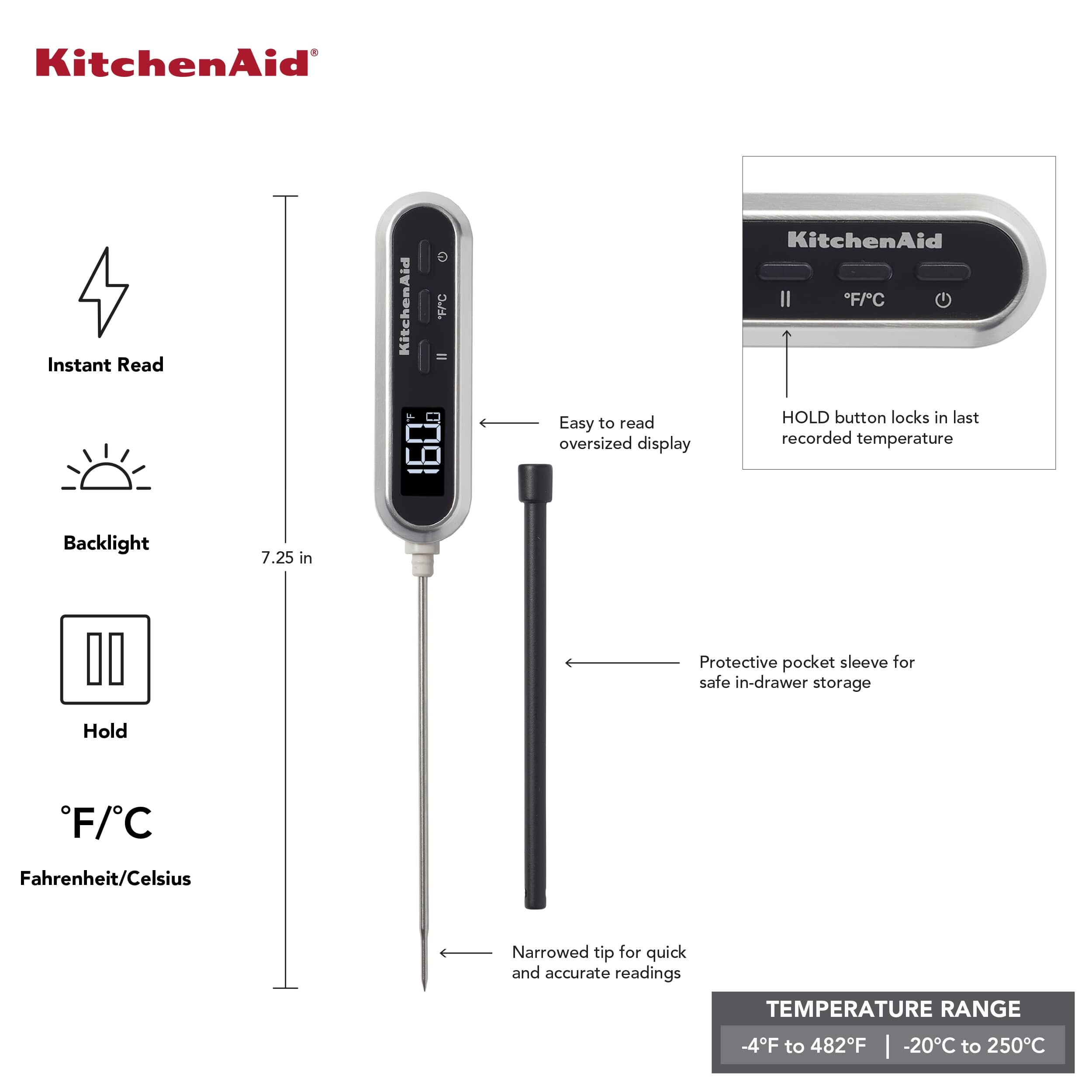 KITCHENAID Digital Pen Style Food Thermometer | Home Hardware