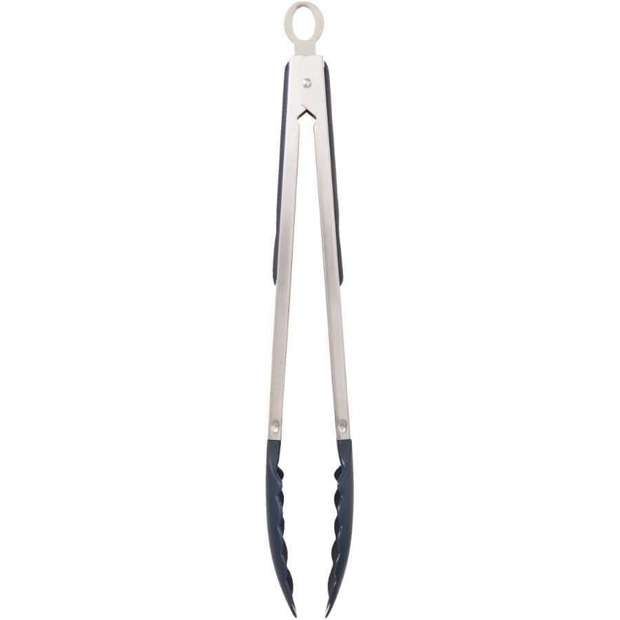 MOSAIC Nylon Locking Tongs - Grey, 12" | Home Hardware