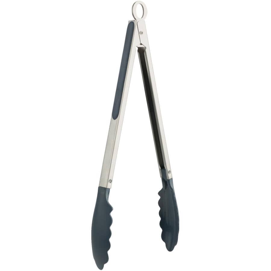 MOSAIC Nylon Locking Tongs - Grey, 12" | Home Hardware