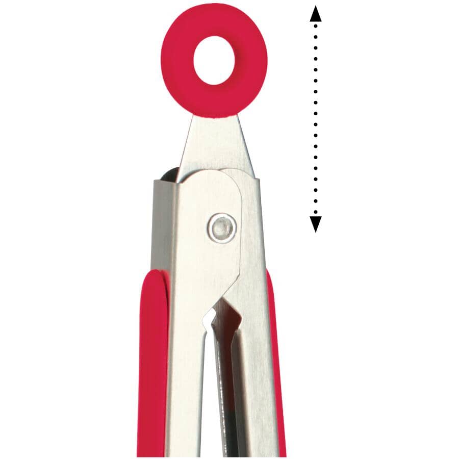 TRUDEAU Stainless Steel & Silicone Locking Taco Tongs | Home Hardware