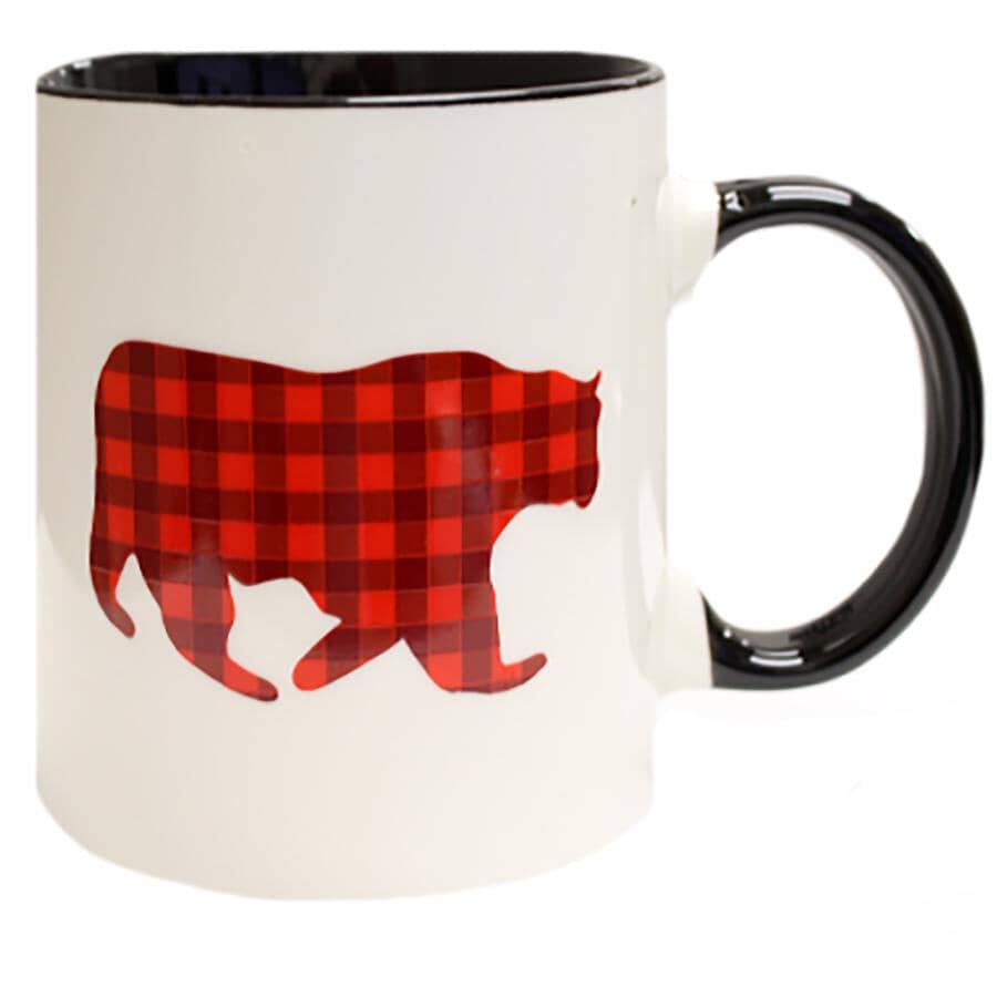 KOPPERS HOME Ceramic Red Plaid Christmas Mug | Home Hardware