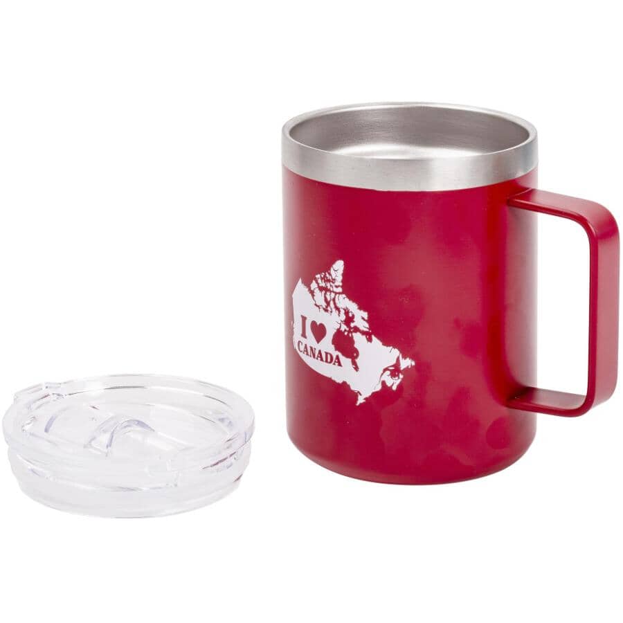 PURE Stainless Steel Canada Mug with Lid | Home Hardware