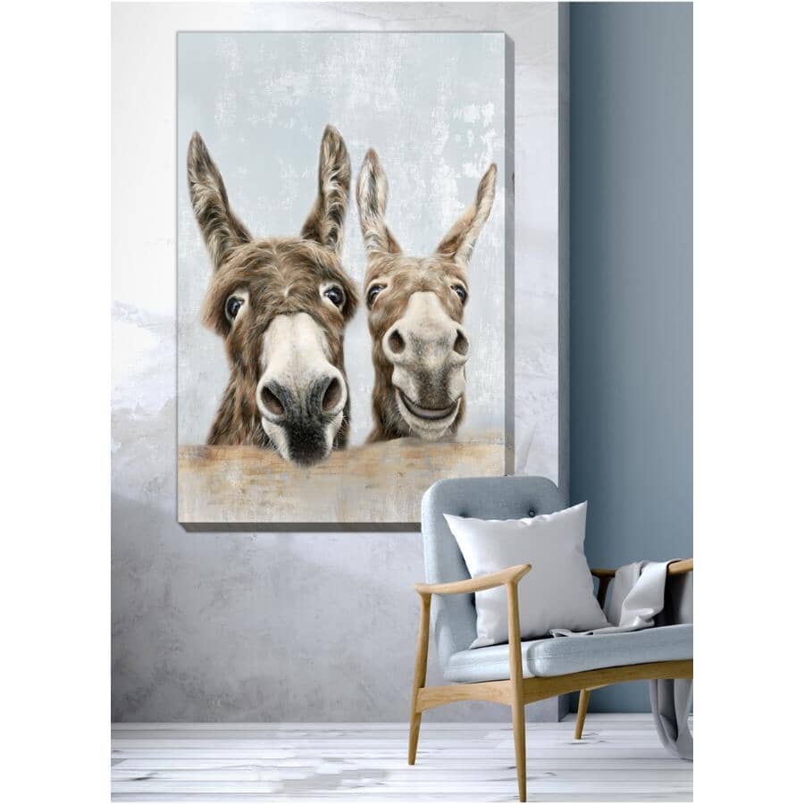 STREAMLINE ART 30" x 45" The Donkeys Wall Plaque | Home Hardware