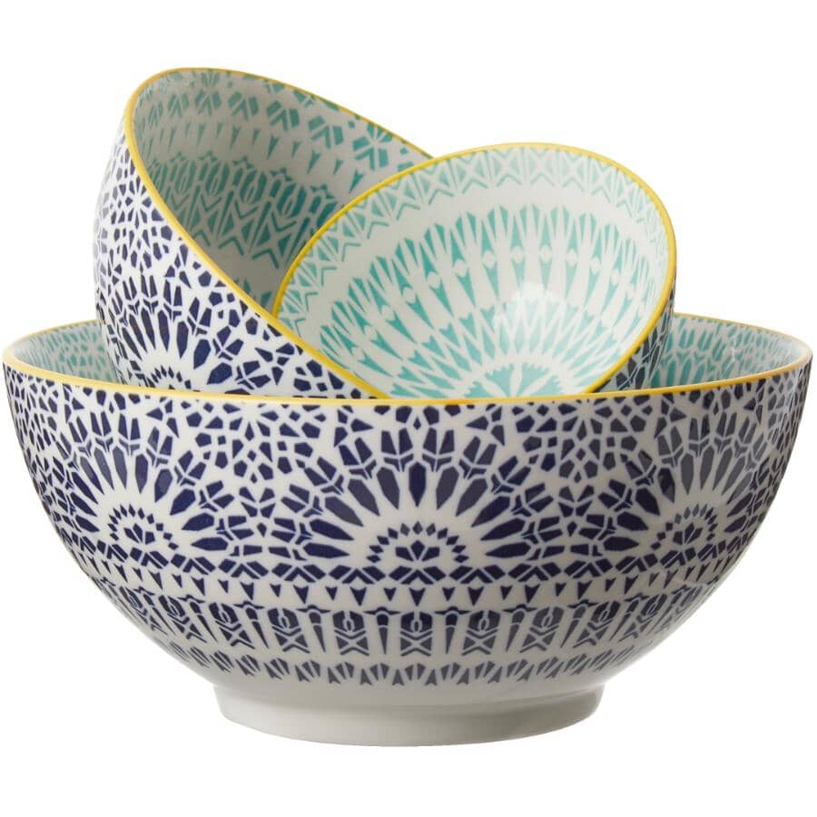 BRILLIANT 3 Piece Porcelain Serving Bowl Set | Home Hardware