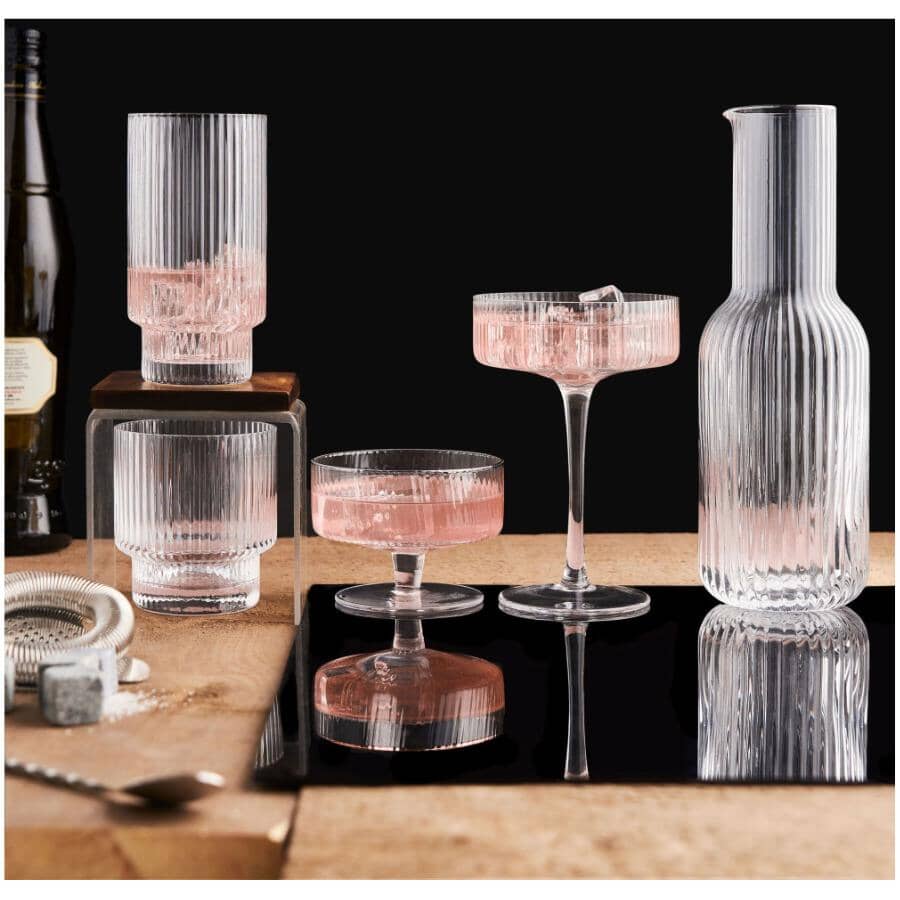 BRILLIANT Ribbed Highball Glass Set | Home Hardware