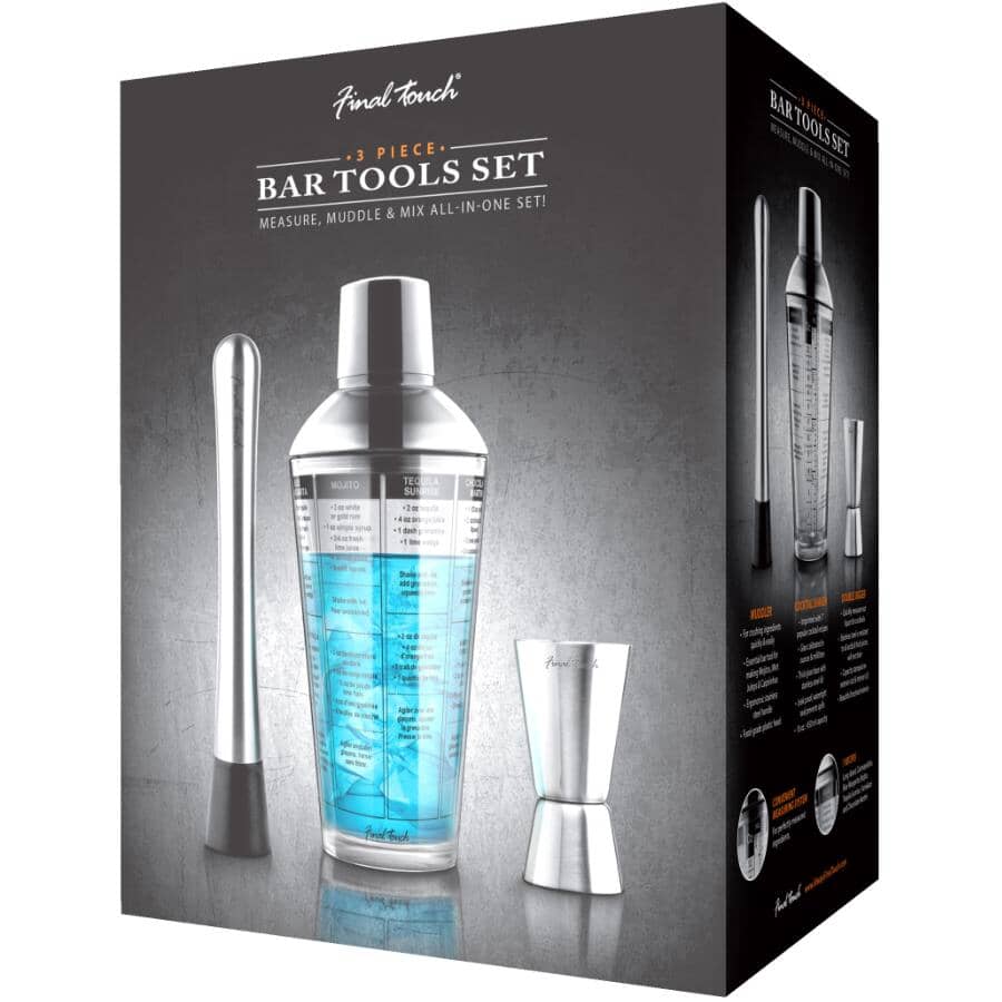 FINAL TOUCH 3 Piece Bar Tools Set | Home Hardware