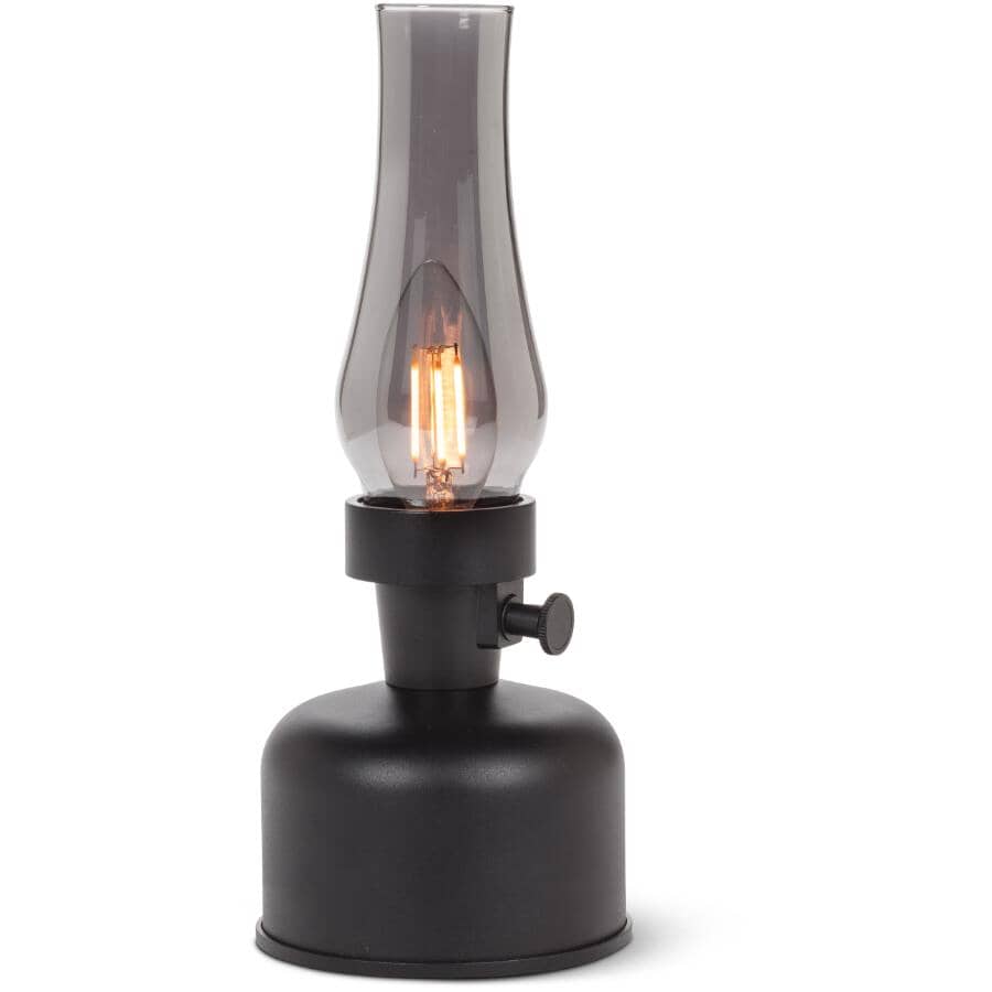 ABBOTT 10.5" LED Lantern Lamp with Lustre Chimney | Home Hardware