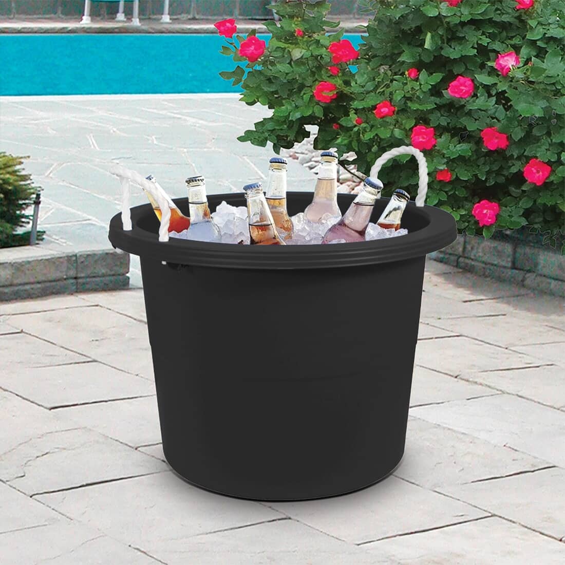 GRACIOUS LIVING Storage Tub with Handles | Home Hardware