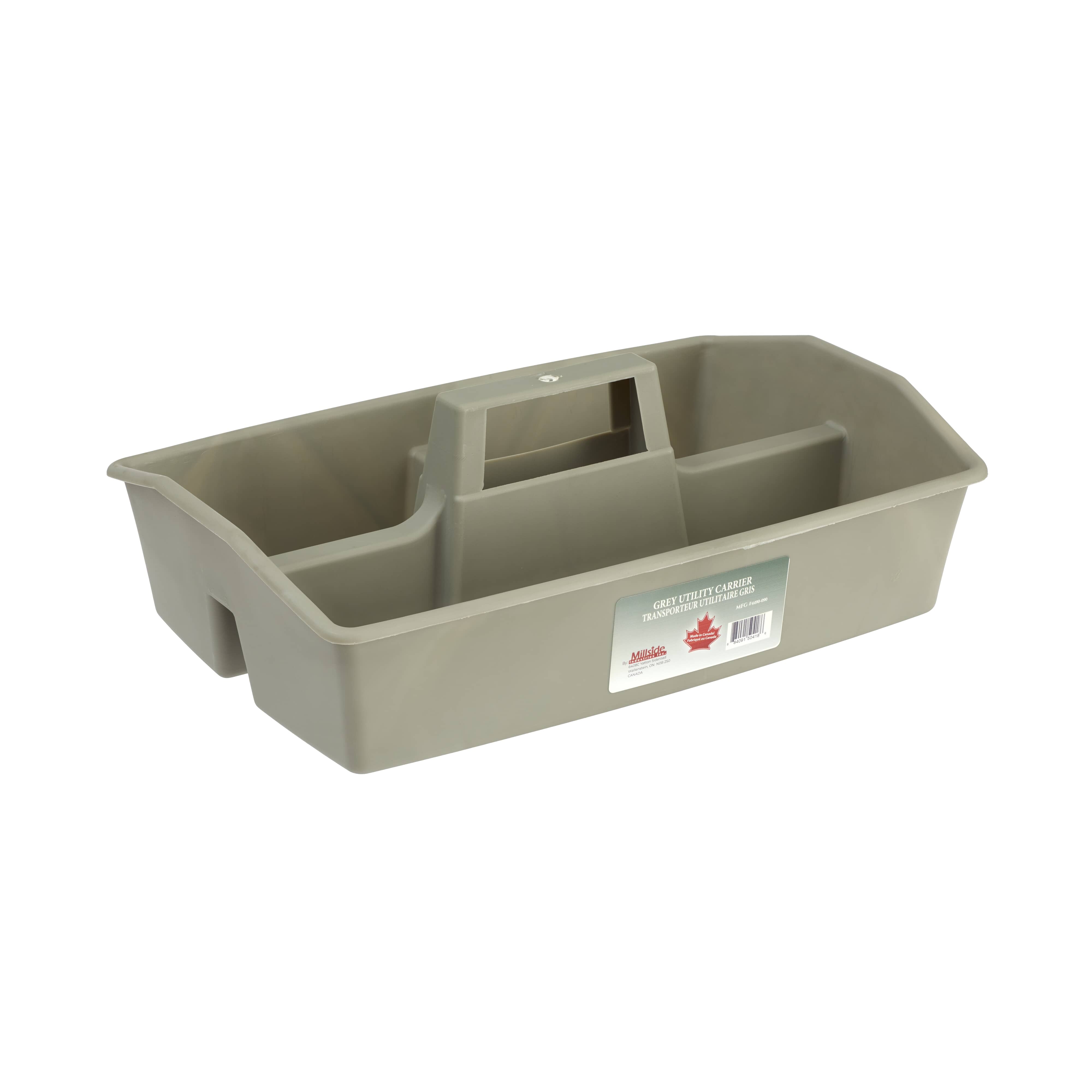 MILLSIDE Plastic Utility Carrier - Grey | Home Hardware