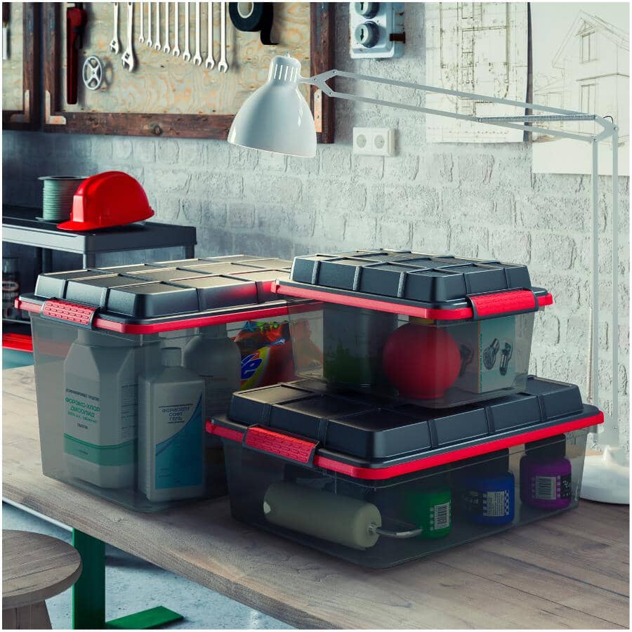 KIS 65L Black Latchpro Storage Box | Home Hardware