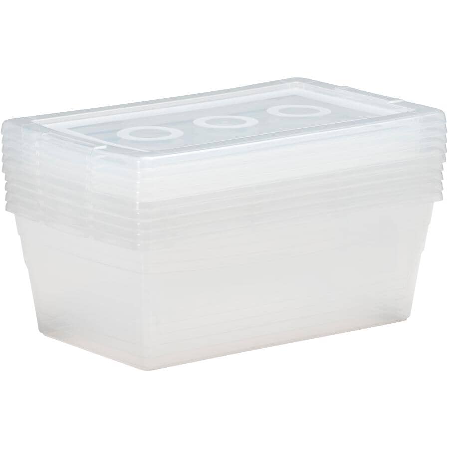 KIS 5 Pack 6.1L Clear Omni Storage Boxes | Home Hardware