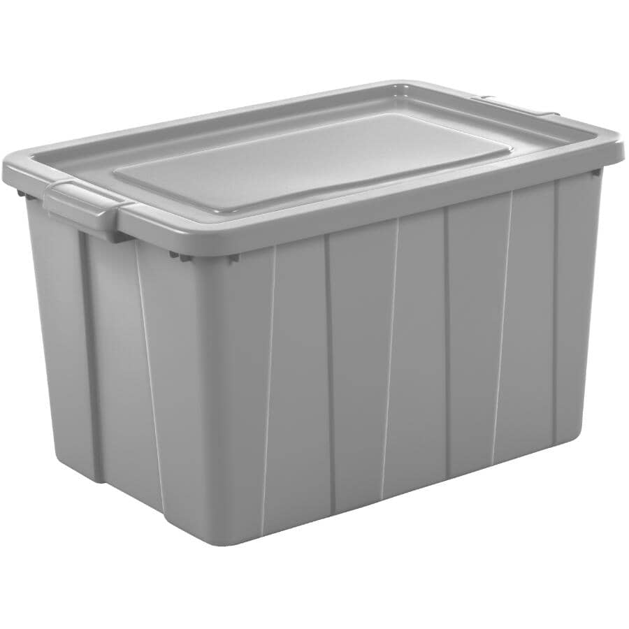 STERILITE 114L Tuff Grey Storage Box | Home Hardware