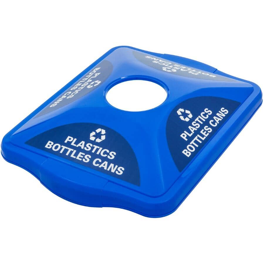 HOME Recycle Bin Round Hole Opening Lid | Home Hardware