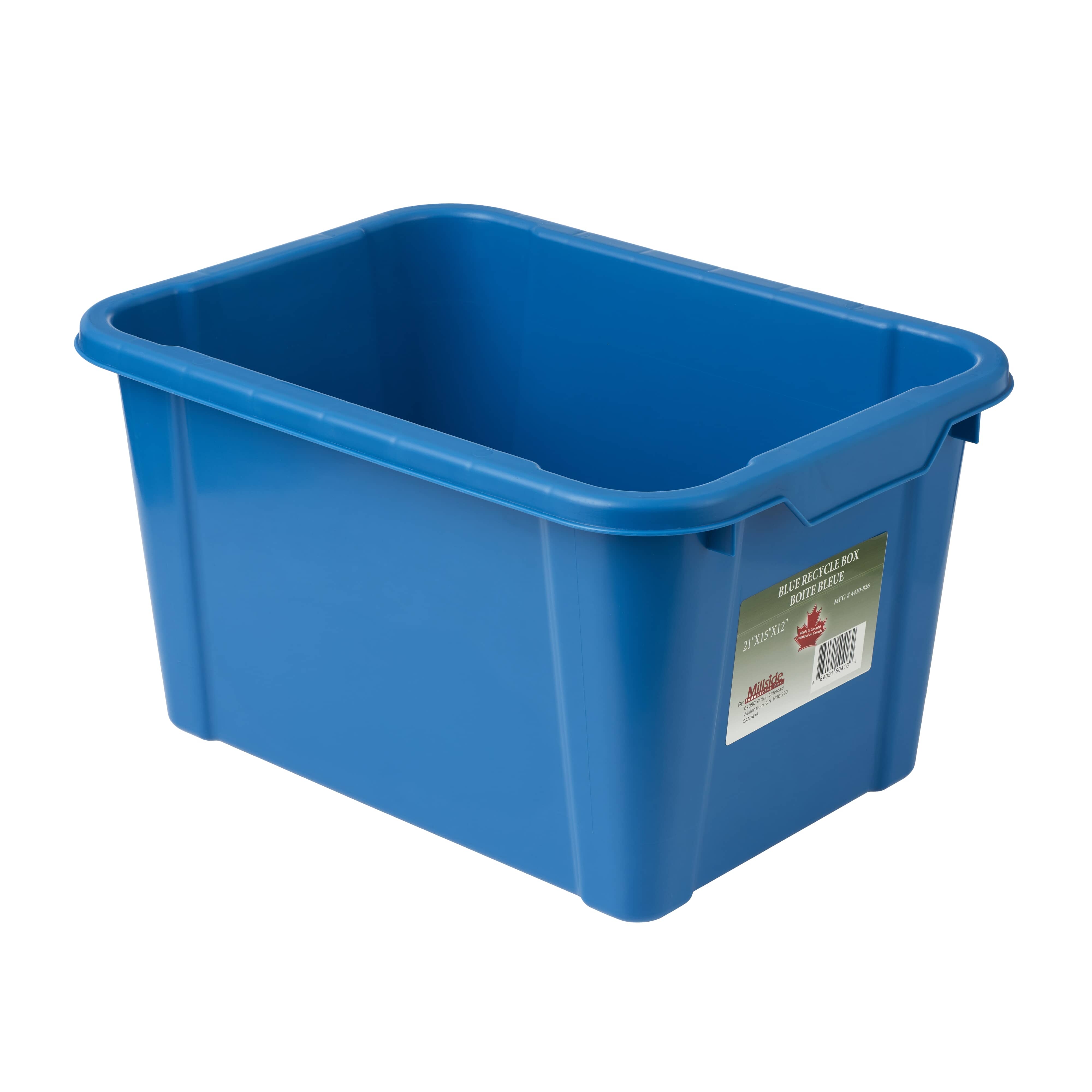 MILLSIDE 21" x 15" x 12" Recycle Box | Home Hardware