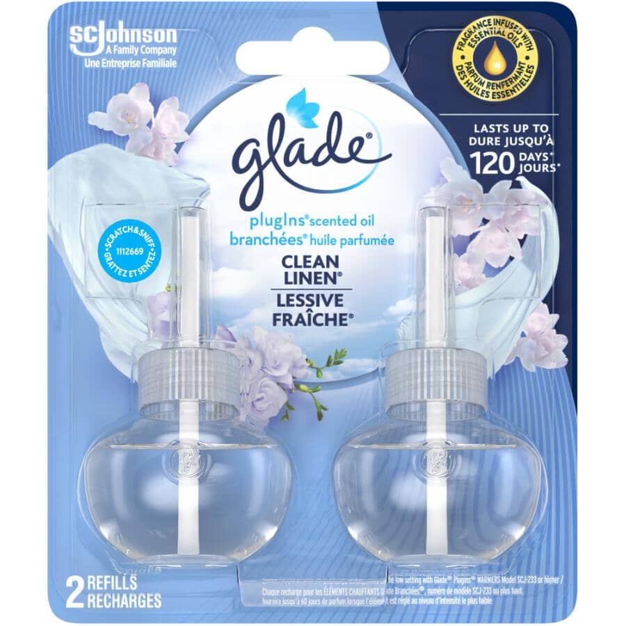 GLADE Clean Linen Scented Oil Plug | Home Hardware