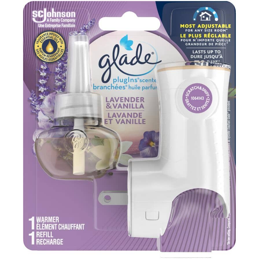 GLADE Lavender and Vanilla Scented Oil Plug-In Holder | Home Hardware