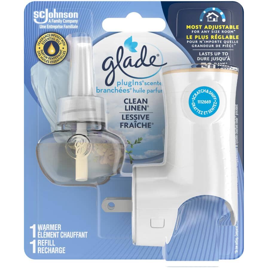 GLADE Clean Linen Scented Oil Plug | Home Hardware