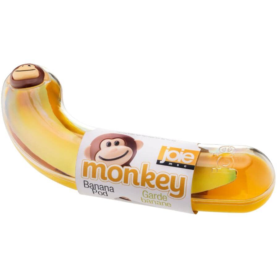 JOIE MSC Plastic Banana Monkey Pod Container | Home Hardware